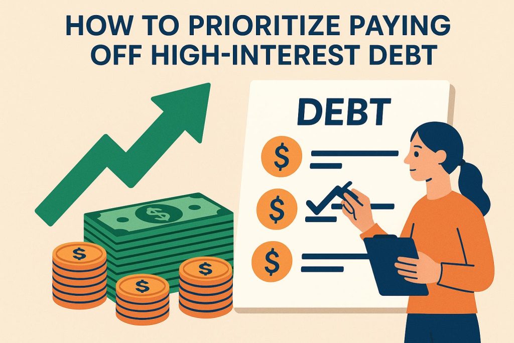 How to prioritize paying off high-interest debt.